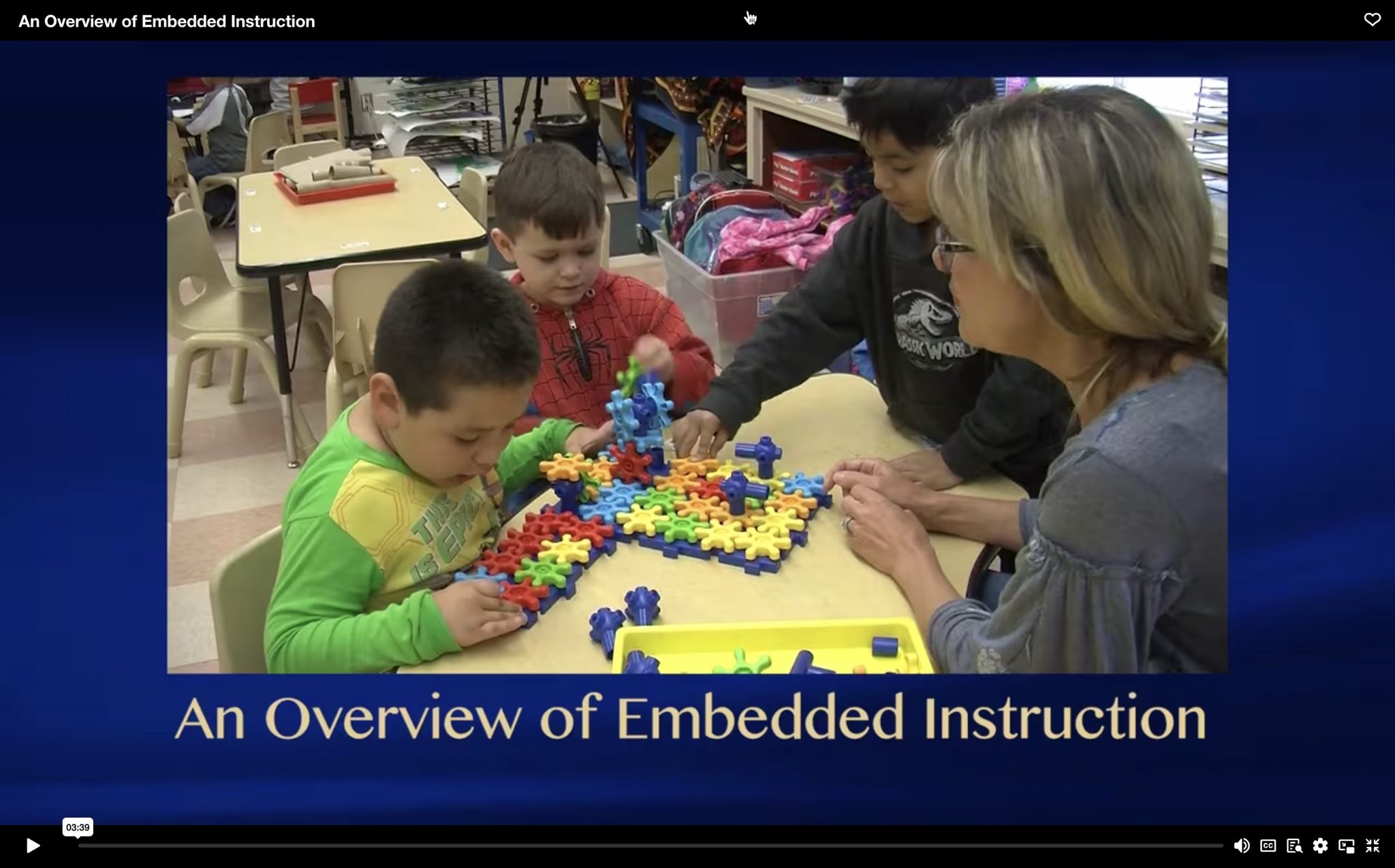 Preschool Service Delivery - Early Intervention Technical Assistance Portal